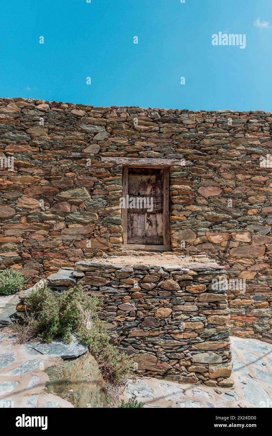 An ancient castle constructed using stones in ancient architecture ...