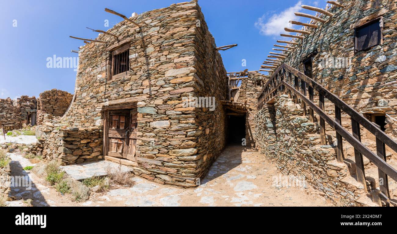 An ancient castle constructed using stones in ancient architecture ...