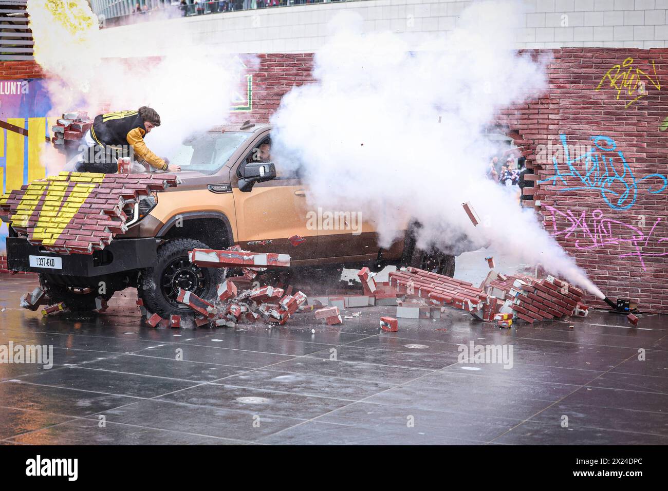 Stuntman car hi-res stock photography and images - Alamy