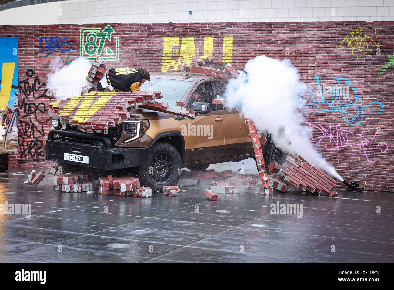 Stuntman car hi-res stock photography and images - Alamy