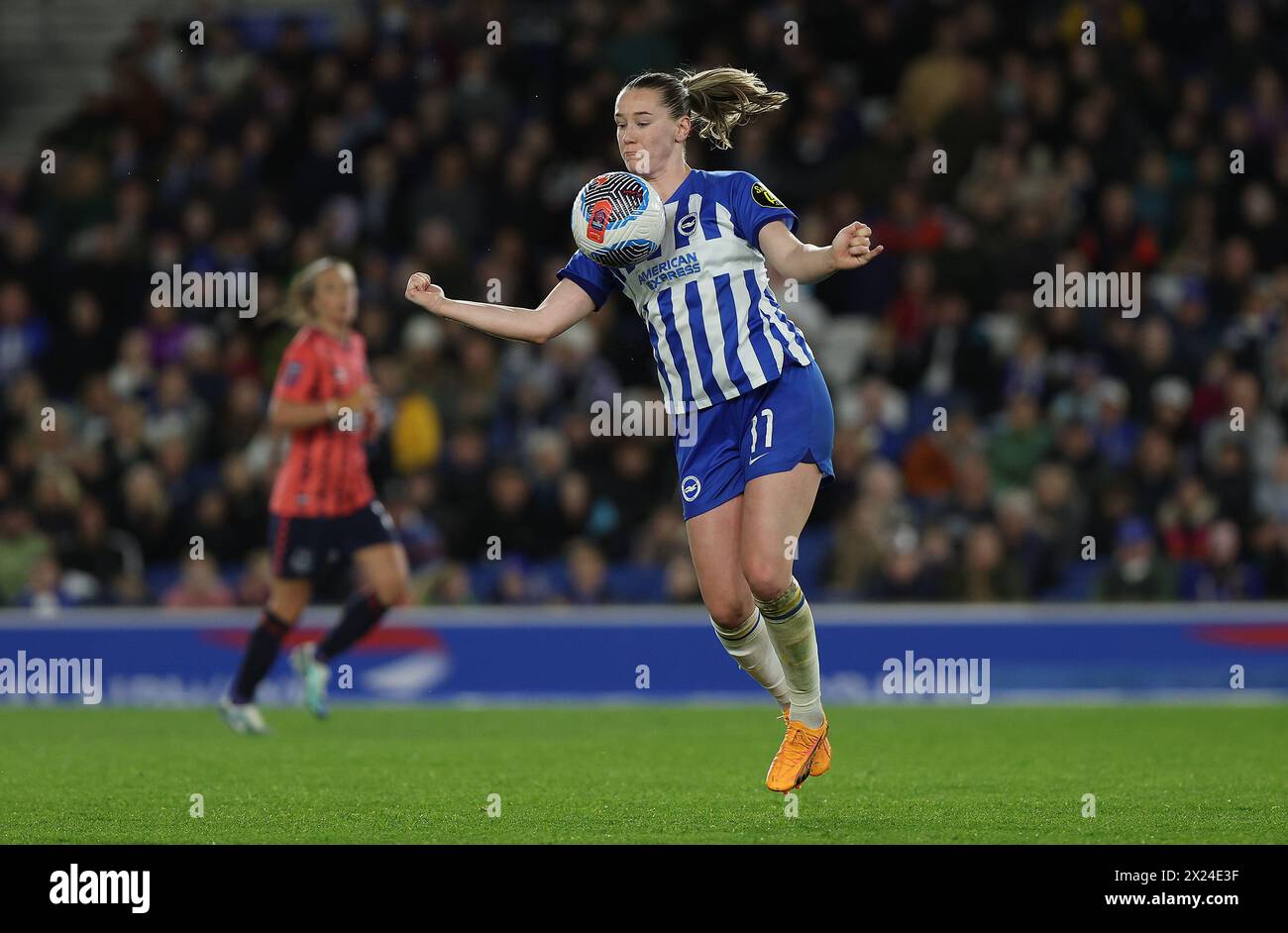 Brighton, UK. 19th Apr, 2024. Brighton's Elisabeth Terland during the ...