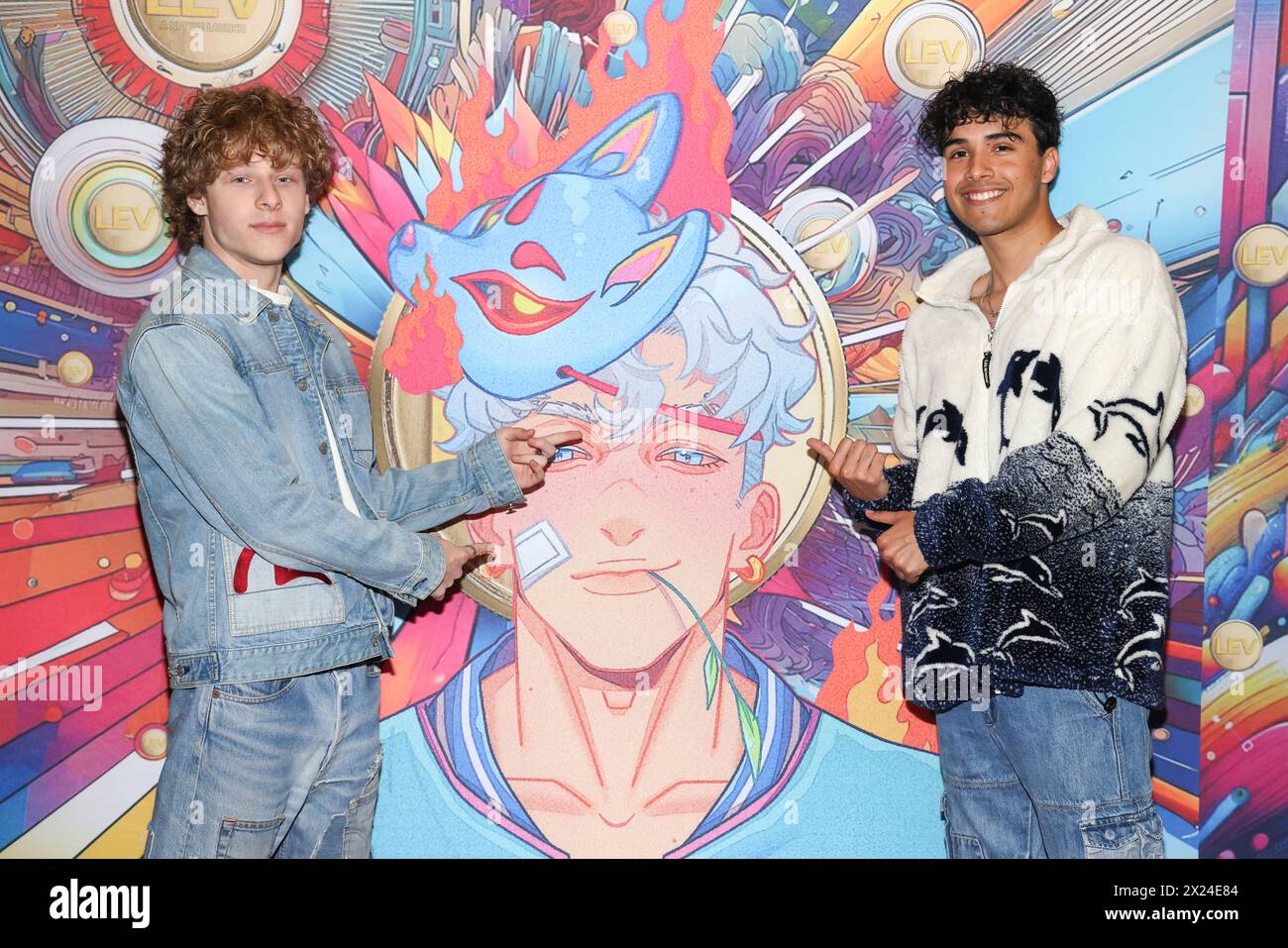 Beverly Hills, California, USA. 17th April, 2024. Influencer Lev ...