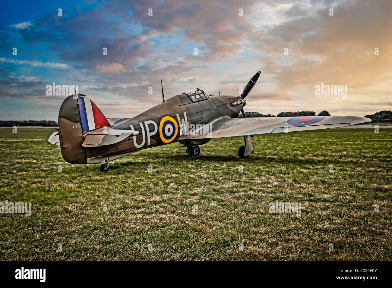 World war Two Hawker Hurricane Fighter Plane from the Battle of Britain ...