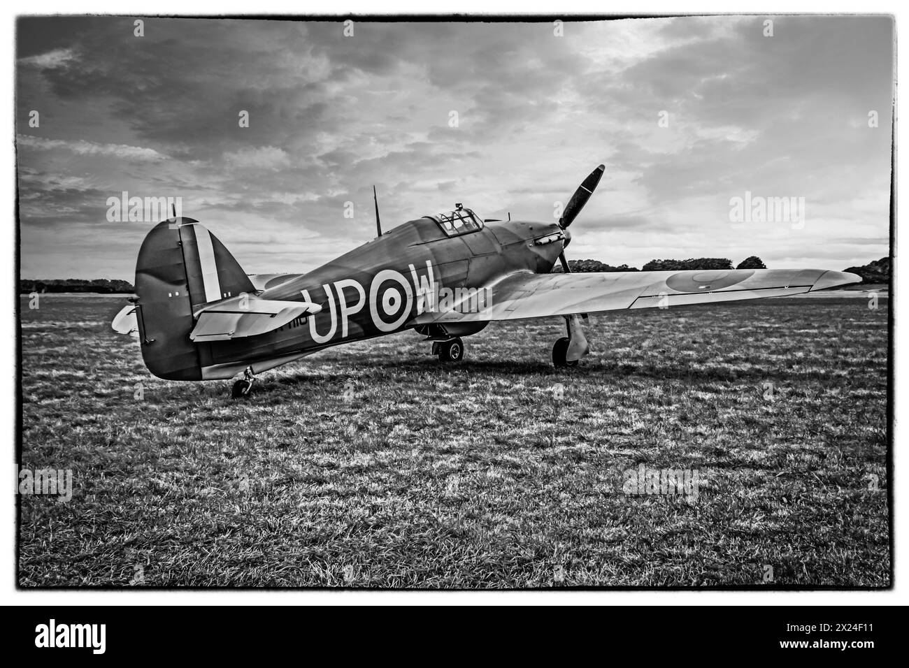World war Two Hawker Hurricane Fighter Plane from the Battle of Britain ...