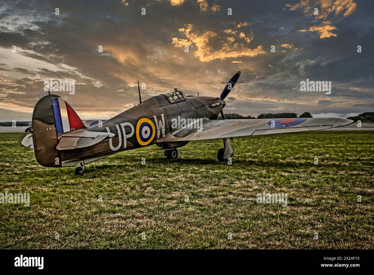 World war Two Hawker Hurricane Fighter Plane from the Battle of Britain ...