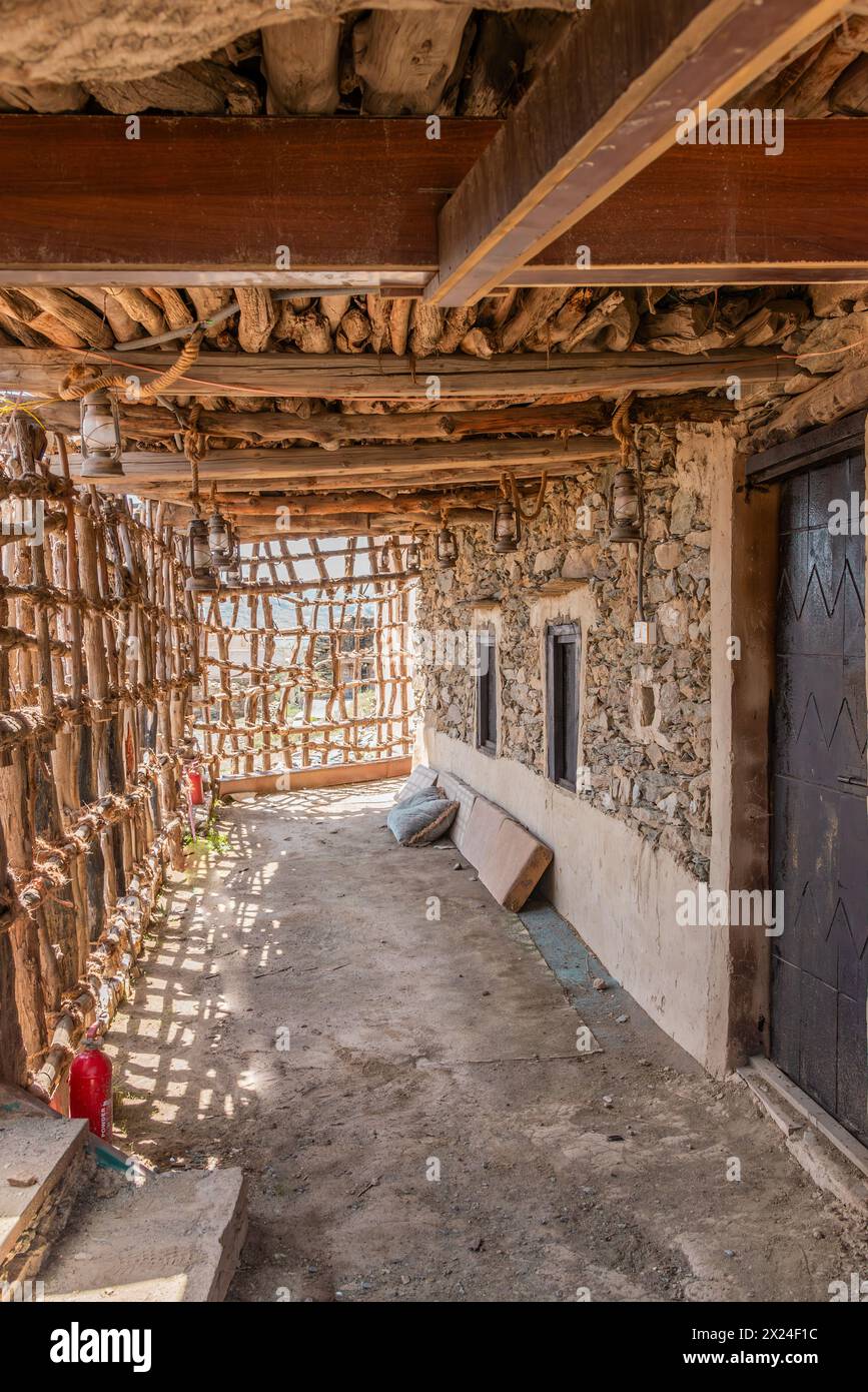 An ancient castle constructed using stones in ancient architecture ...