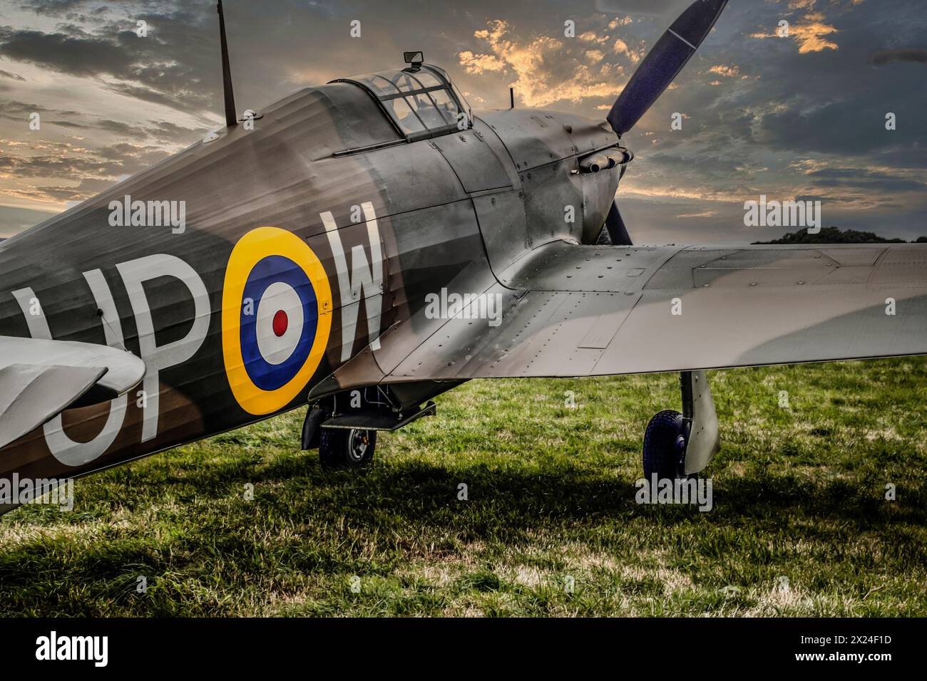 World war Two Hawker Hurricane Fighter Plane from the Battle of Britain ...