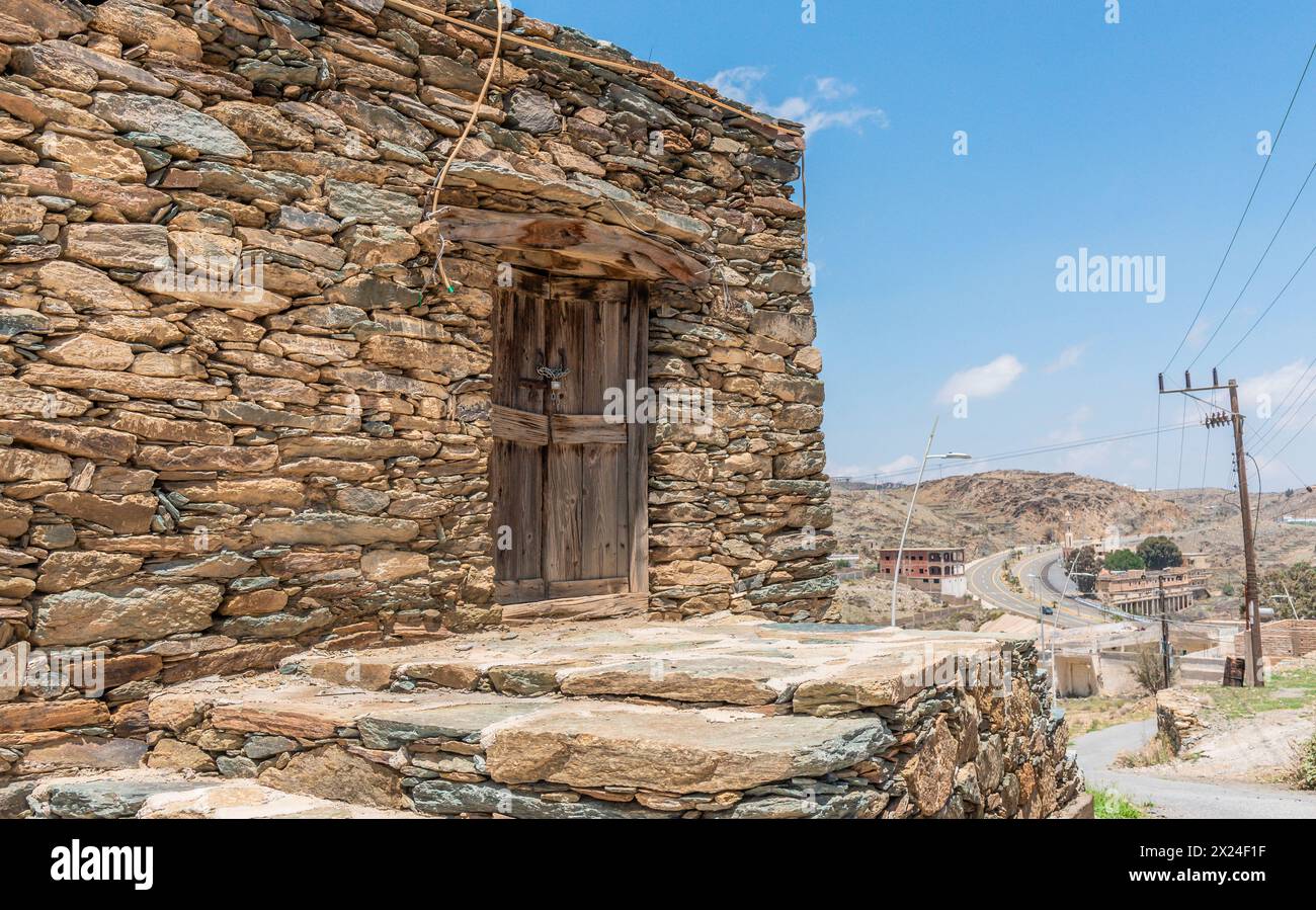 An ancient castle constructed using stones in ancient architecture ...