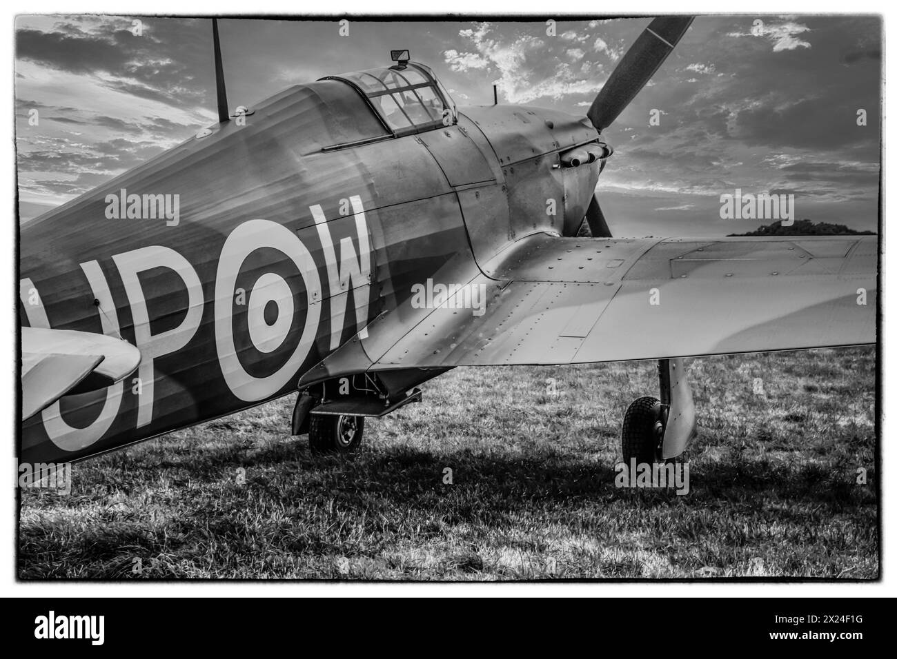 World war Two Hawker Hurricane Fighter Plane from the Battle of Britain ...