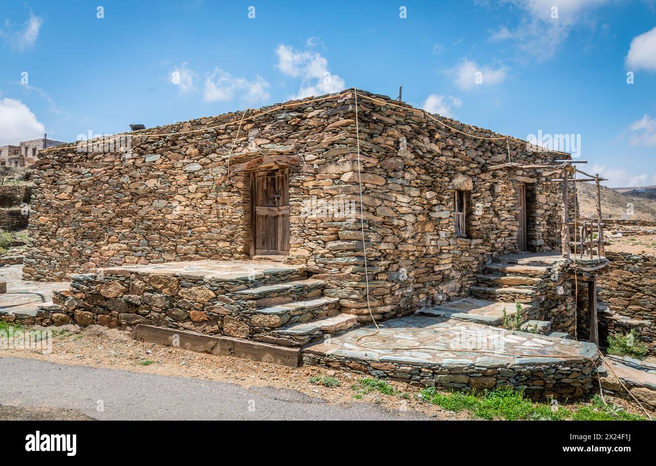 An ancient castle constructed using stones in ancient architecture ...