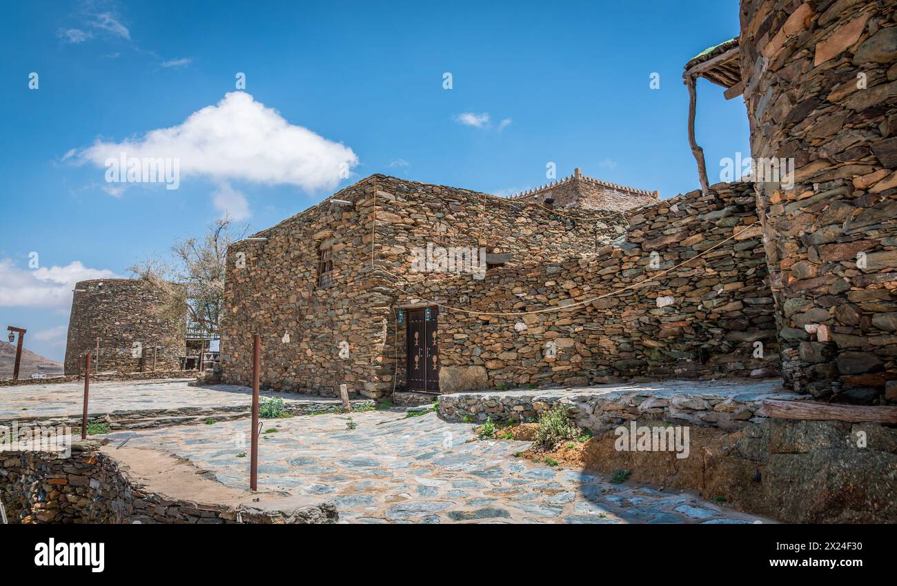 An ancient castle constructed using stones in ancient architecture ...