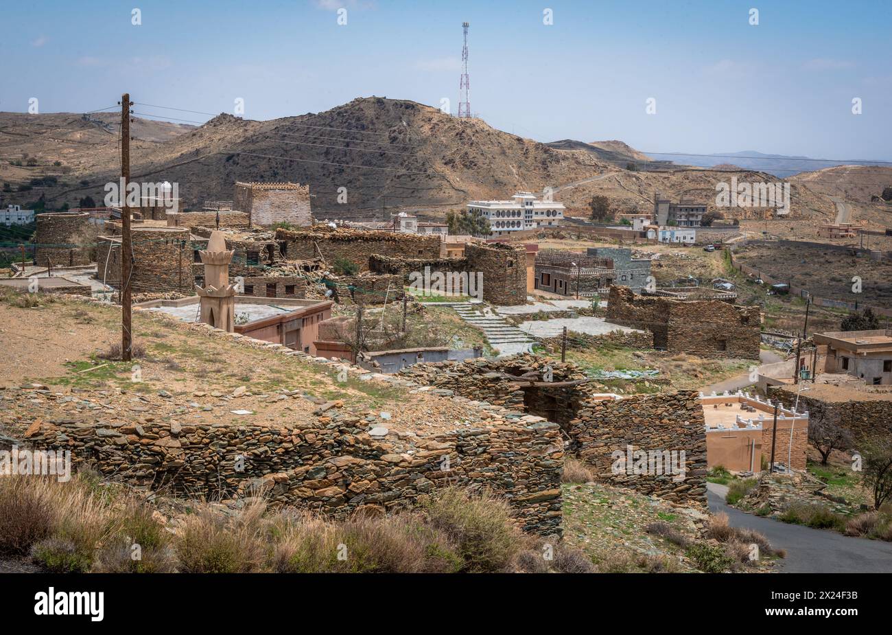 An ancient castle constructed using stones in ancient architecture ...