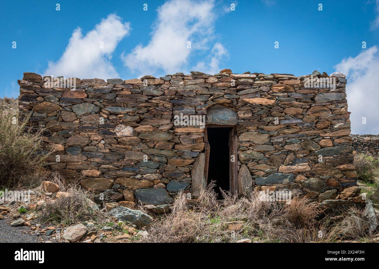 An ancient castle constructed using stones in ancient architecture ...