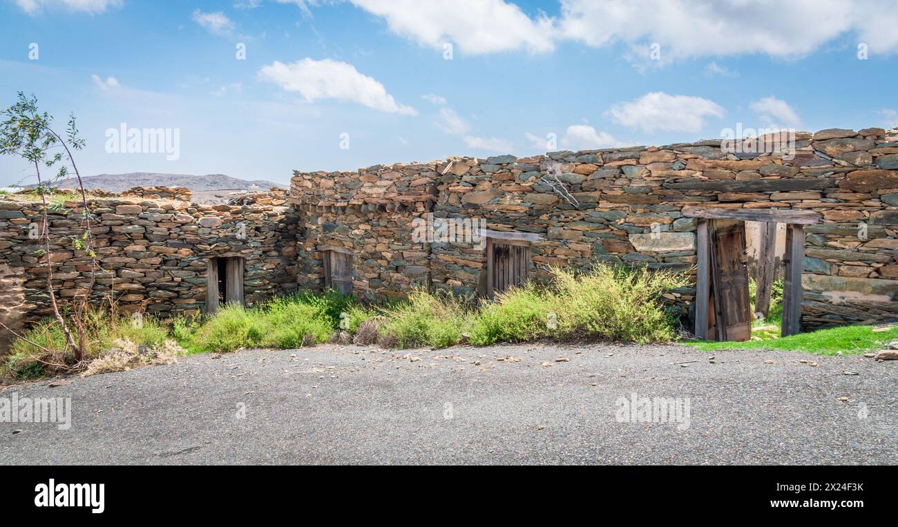 An ancient castle constructed using stones in ancient architecture ...