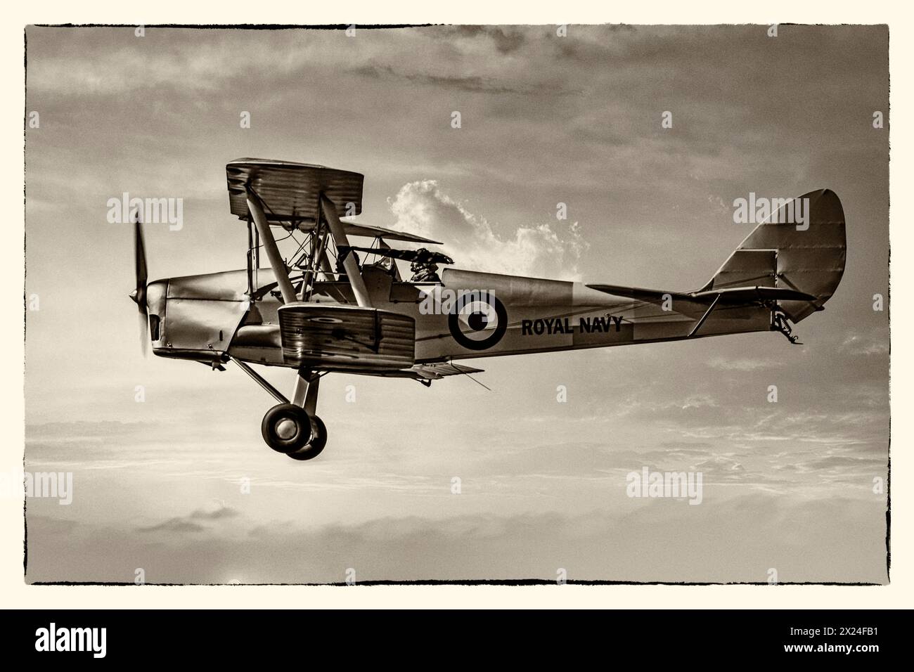 Royal navy tiger moth hi-res stock photography and images - Alamy