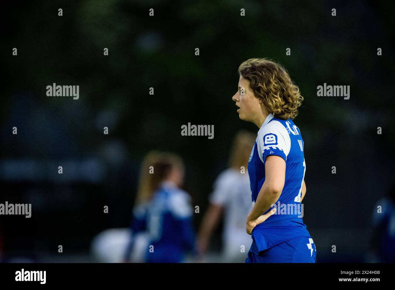 Gent, Belgium. 19th Apr, 2024. Kaa Gent Ladies's Fleur Van Daele ...
