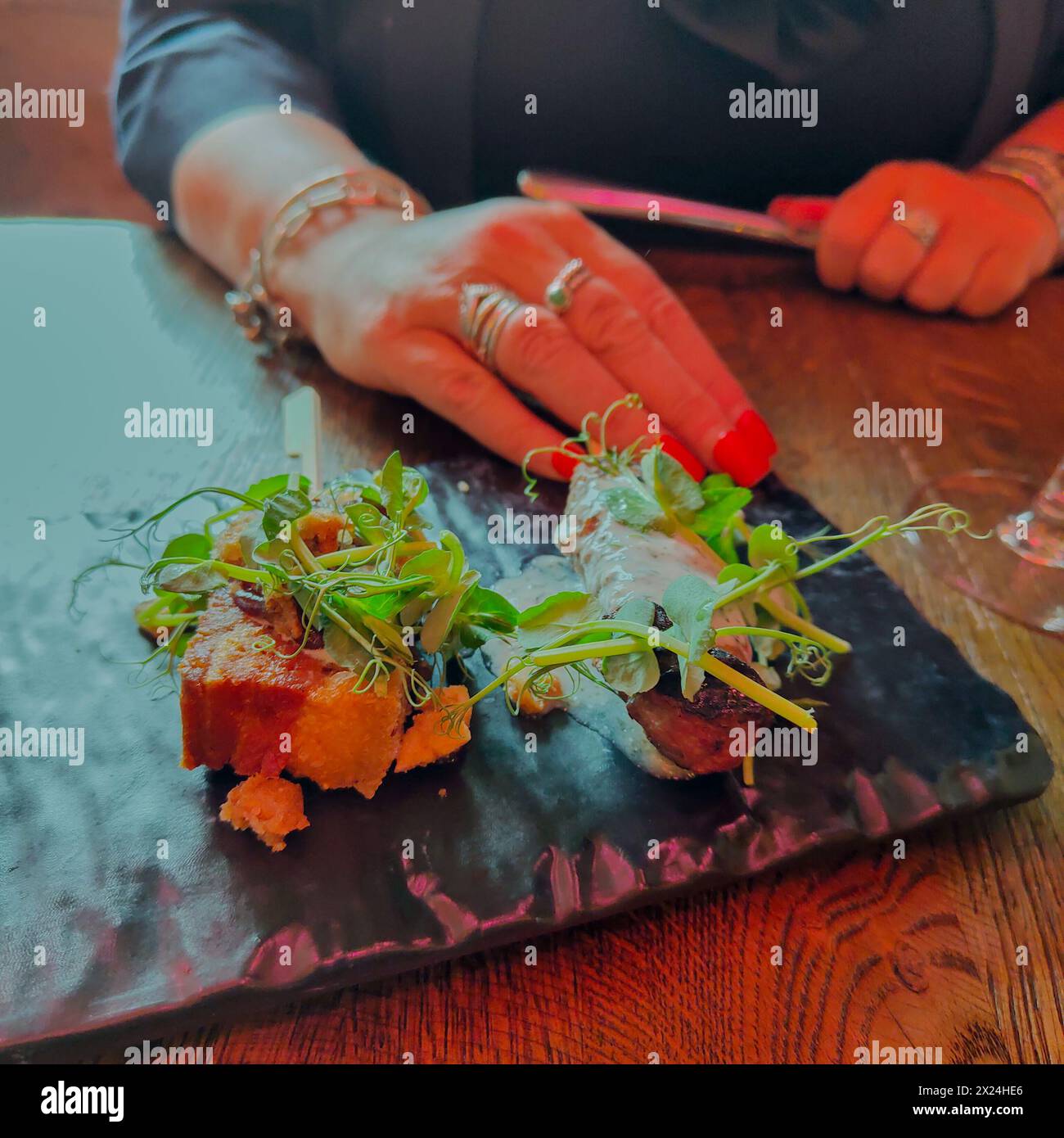 Fine food taste hi-res stock photography and images - Alamy