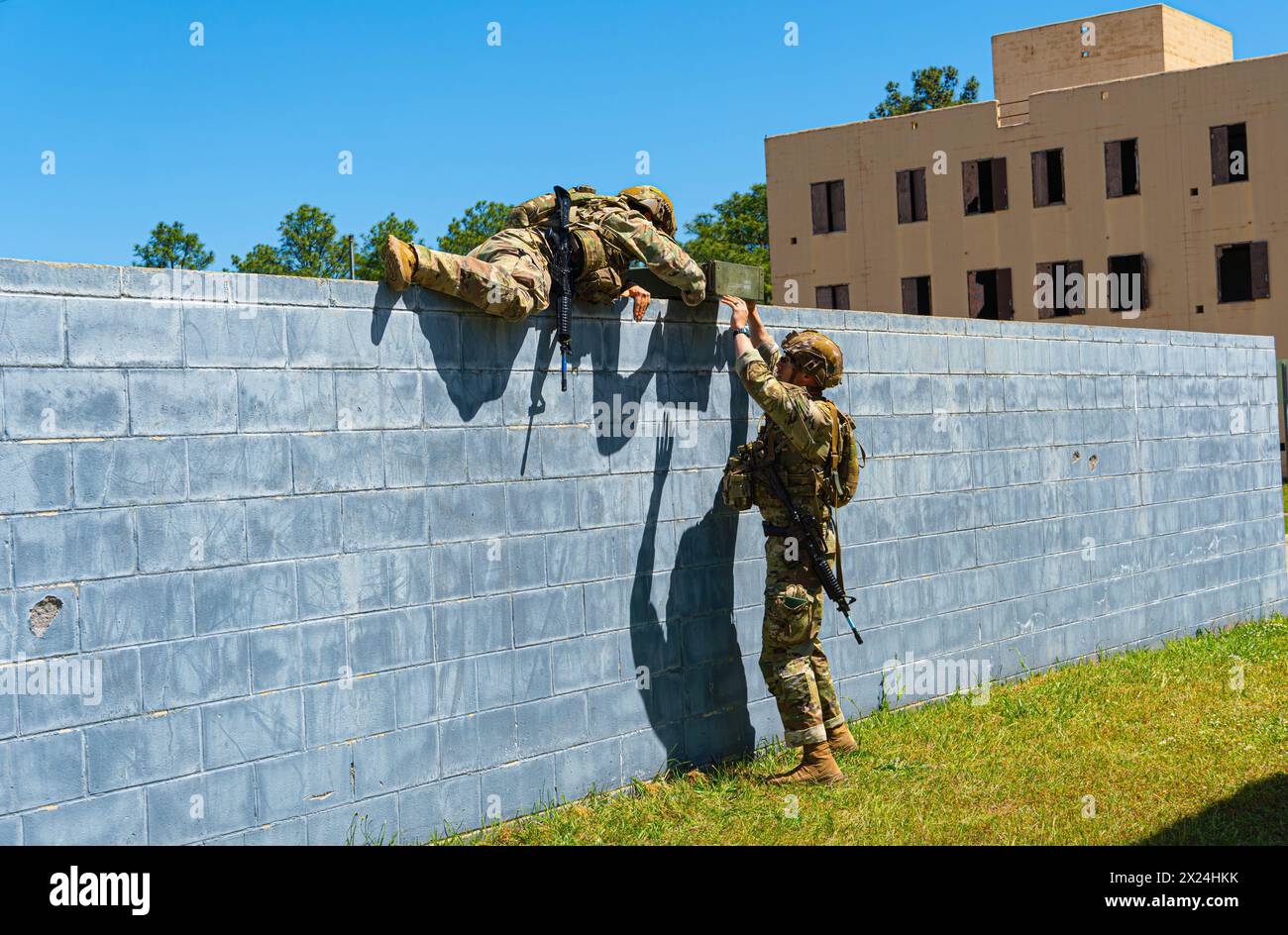 U.S. Army Soldiers Capt. Joseph Karsonovich and Capt. Michael Callas ...