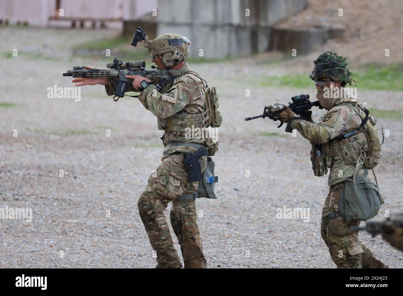 A Green Beret assigned to 5th Special Forces Group (Airborne) conducts ...