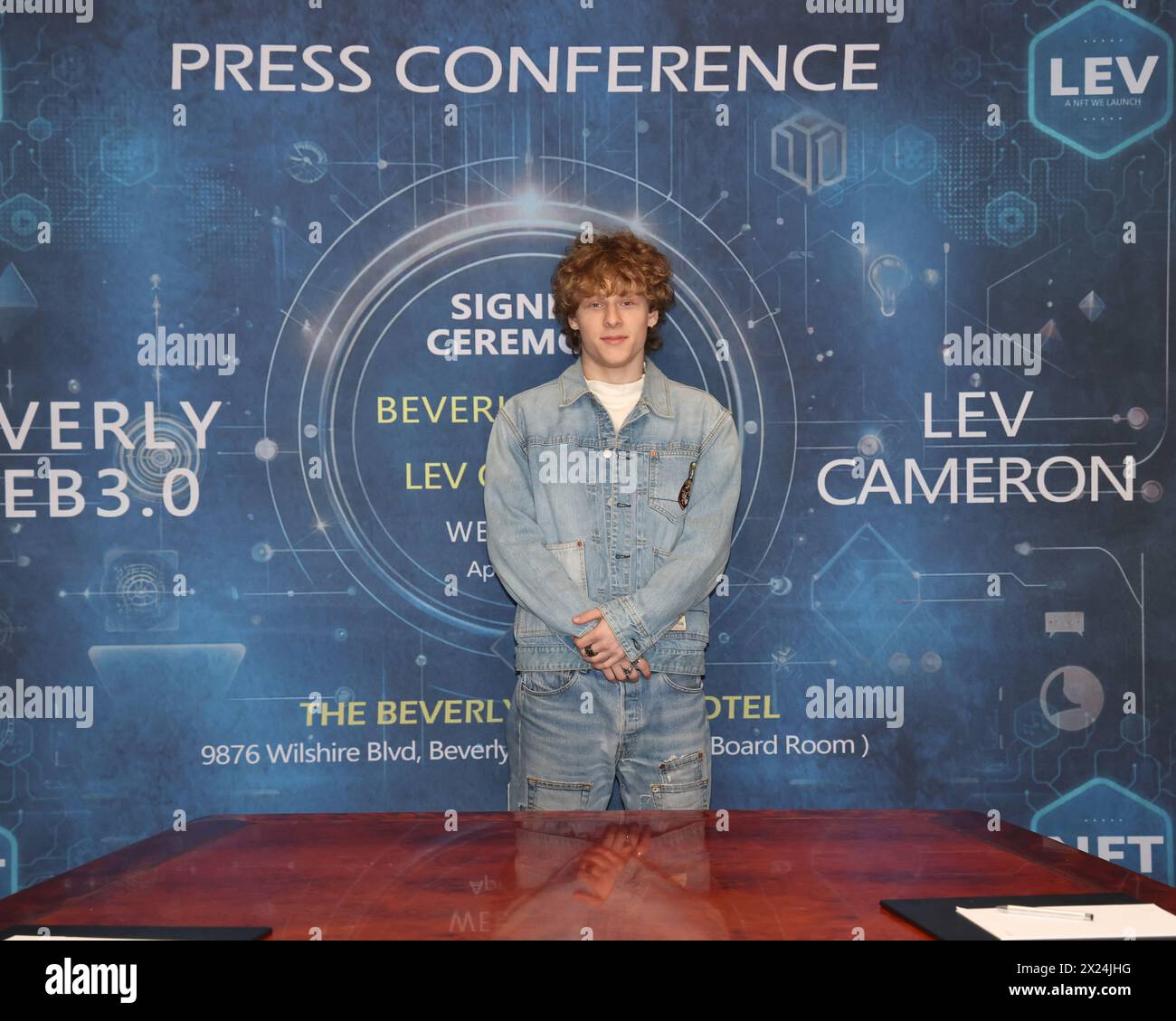 Beverly Hills, California, USA. 17th April, 2024. Influencer Lev ...