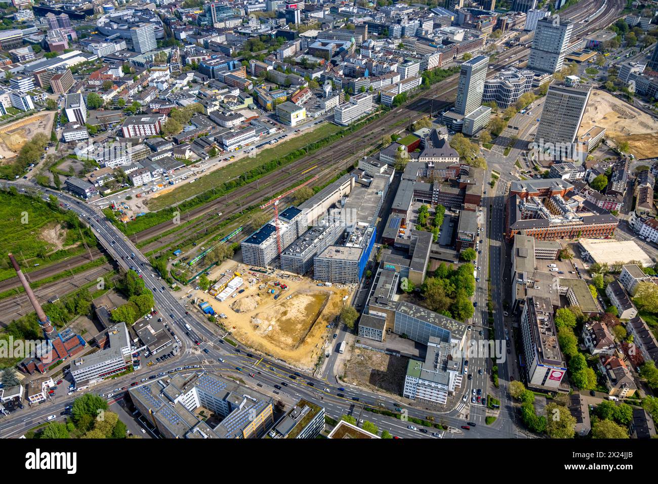 Sachsenstrasse construction area hi-res stock photography and images ...