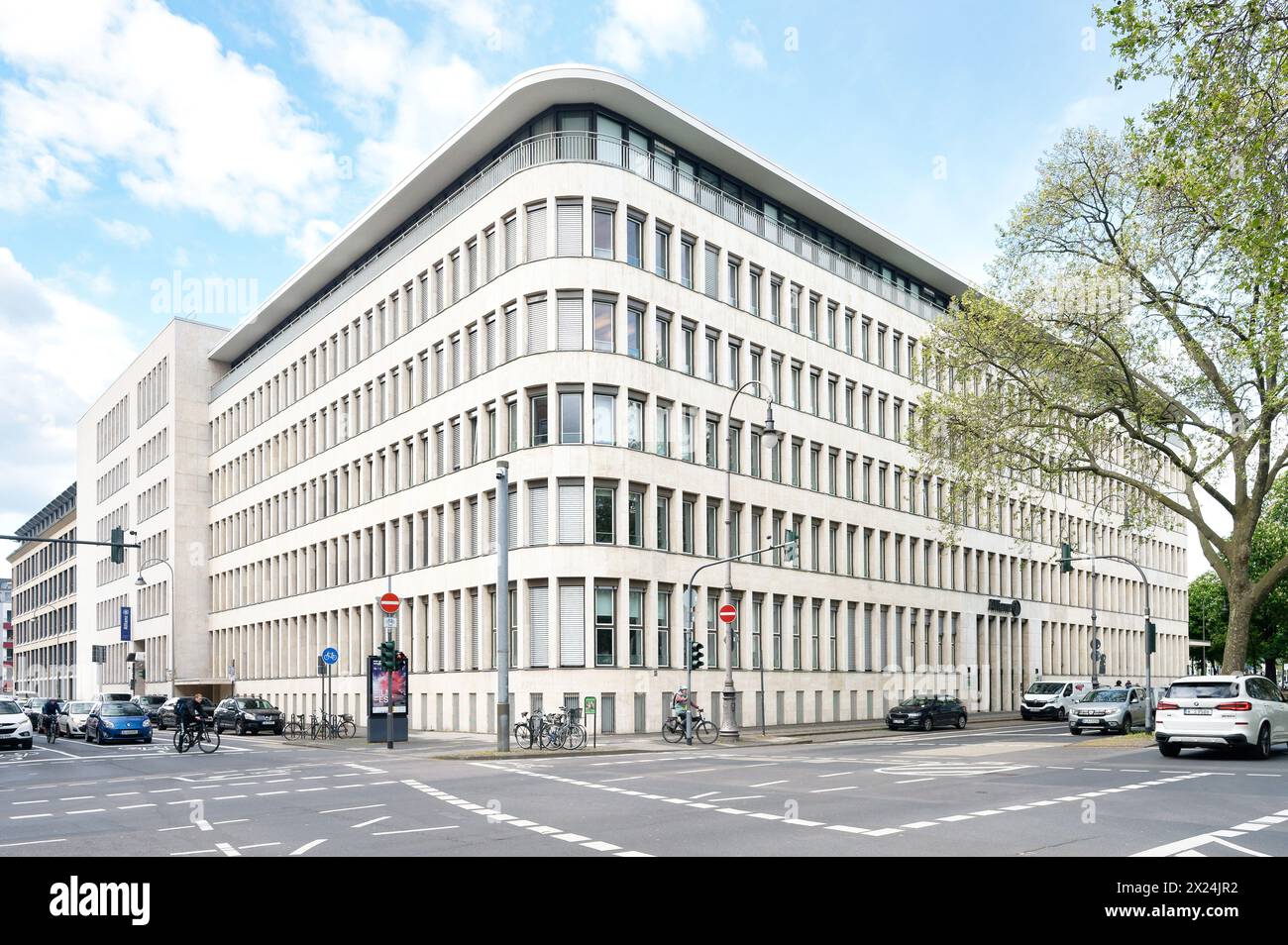 cologne, germany april 18 2024: office building of allianz insurance ...