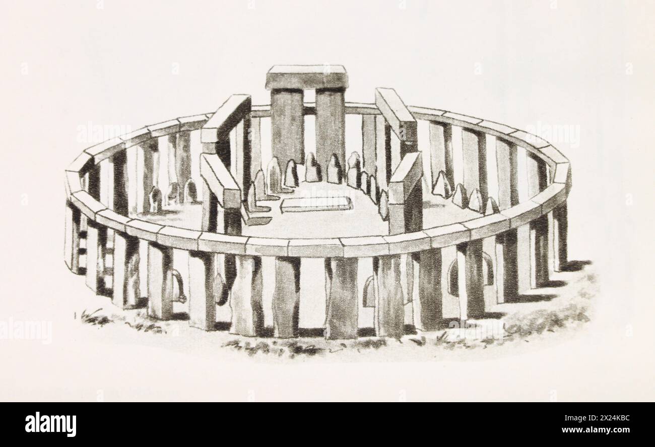 Reconstruction stonehenge hi-res stock photography and images - Alamy