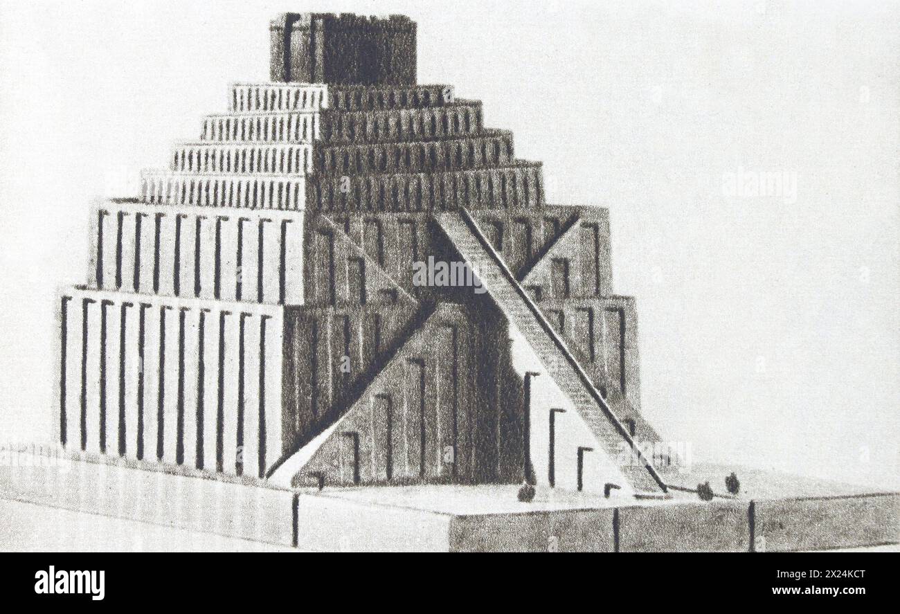 Reconstruction of the Temple of Esagila - the main sanctuary in Babylon ...