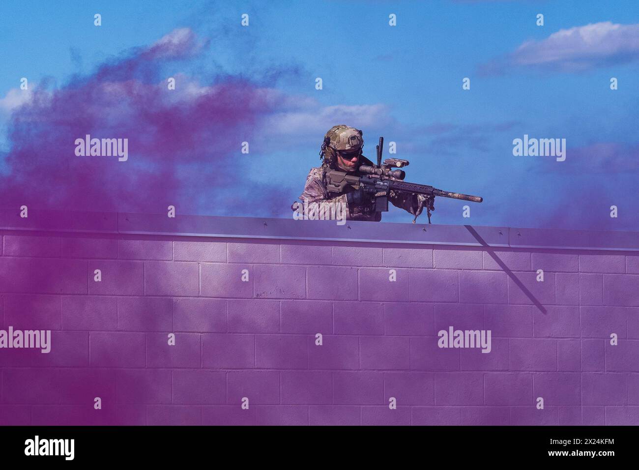 Fort Liberty, North Carolina, USA. 5th Apr, 2024. A member of U.S. Army ...
