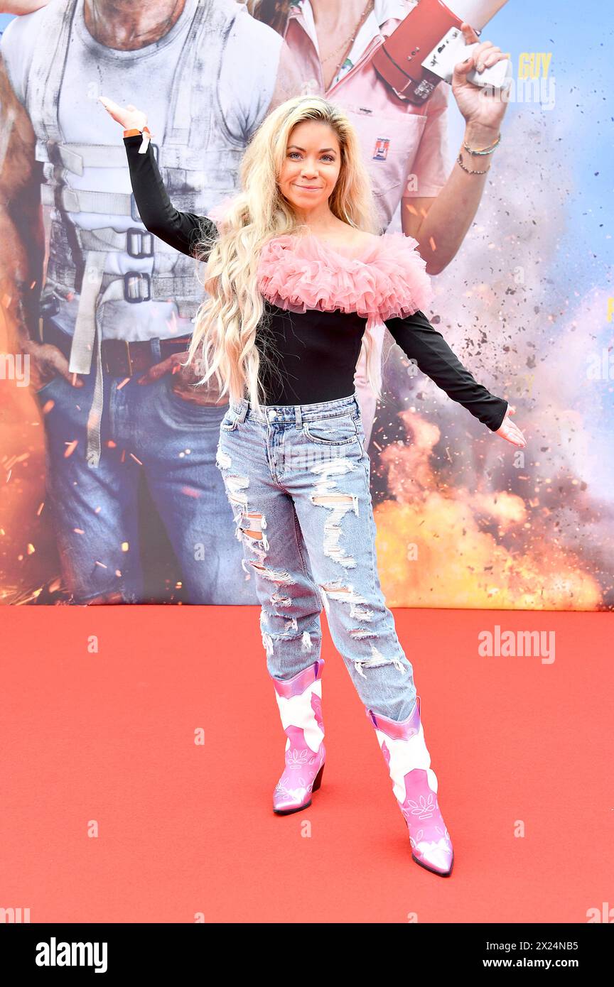 Nadine Trompka bei der Premiere des Kinofilms 'The Fall Guy' im UCI ...