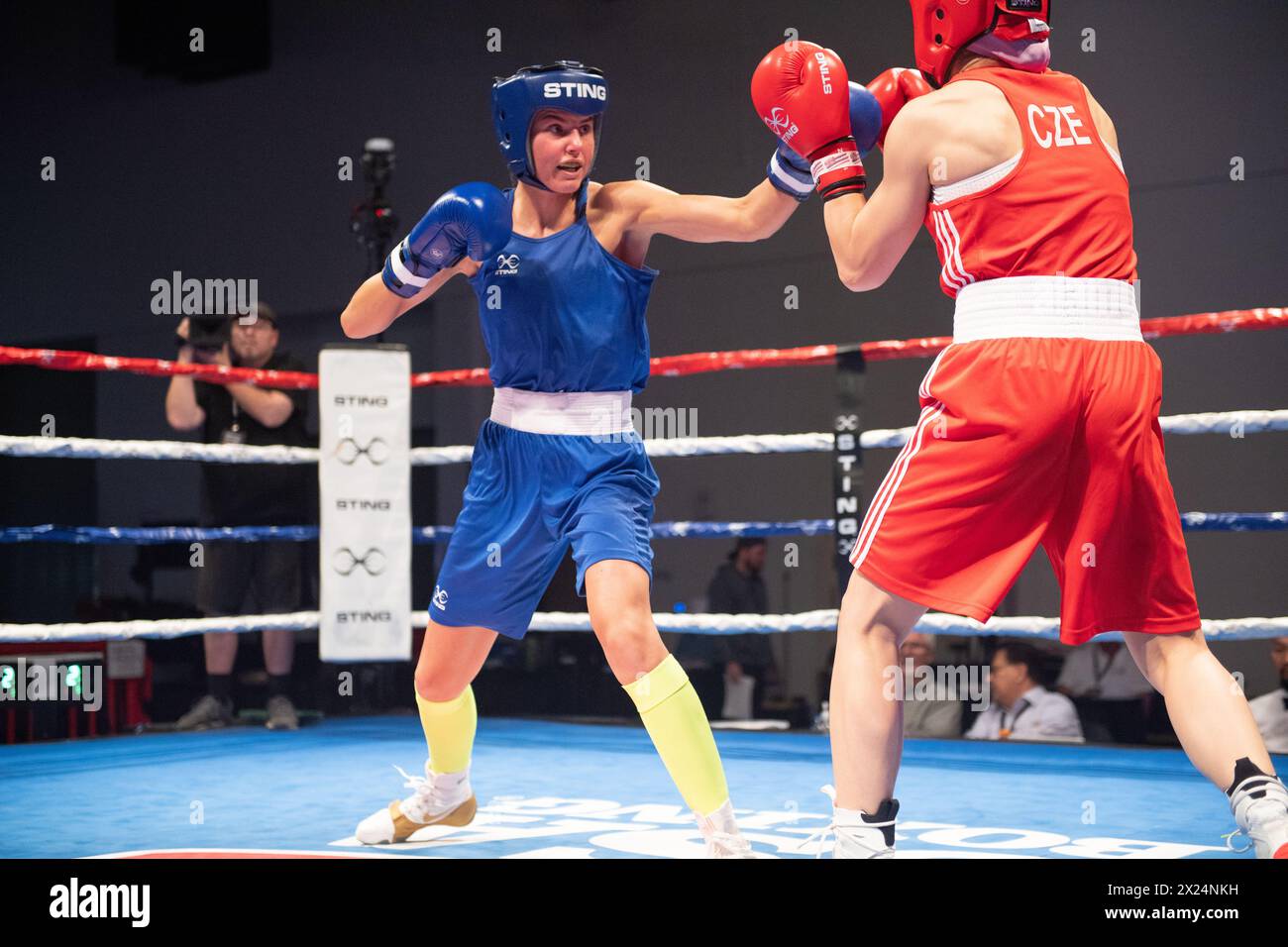 Pueblo, Colorado, USA. 19th Apr, 2024. Elise Glynn of Great Britain ...
