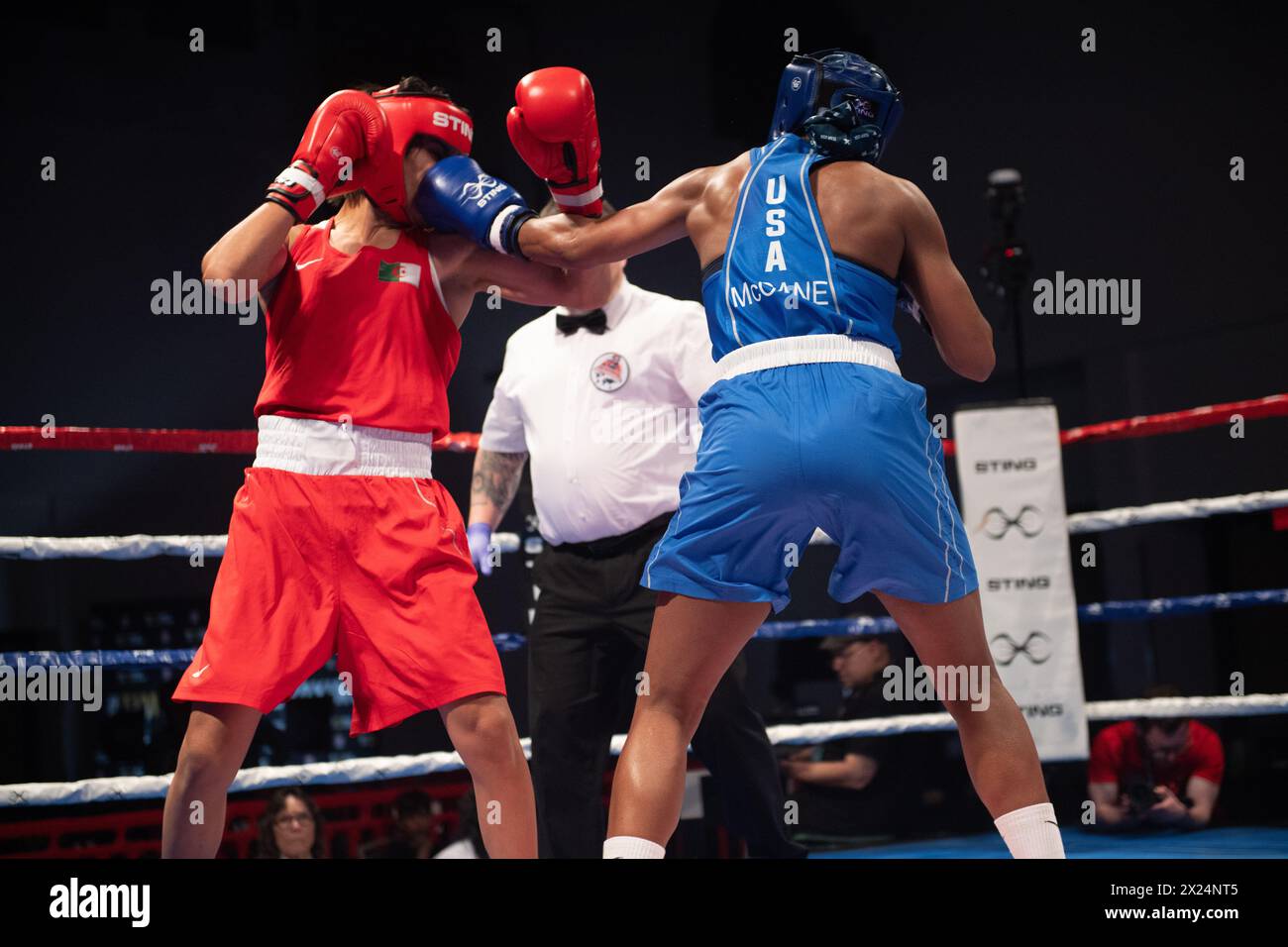 Algerian female boxer hi-res stock photography and images - Alamy