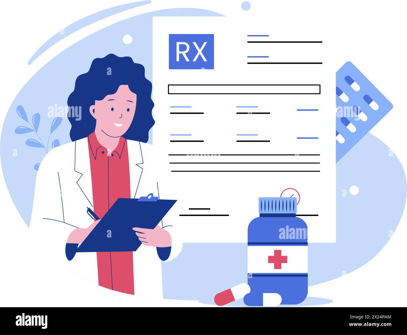 Rx pharmacy Stock Vector Images - Alamy