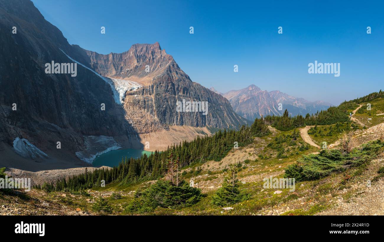 Incredible nature views at Edith Cavell glacier in Jasper Banff ...