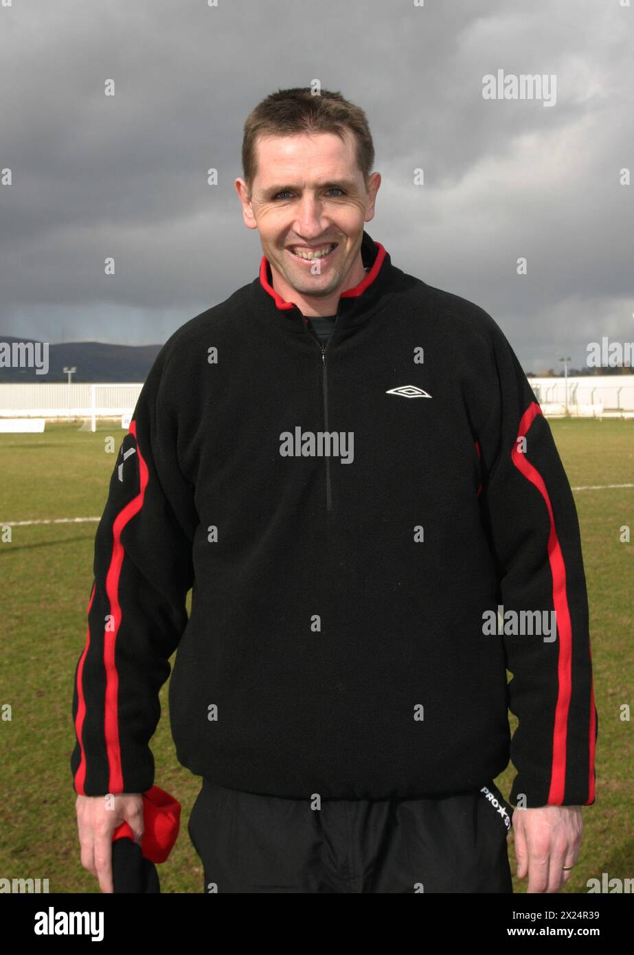 Crusaders Football Club manager Stephen Baxter 2005 Stock Photo - Alamy