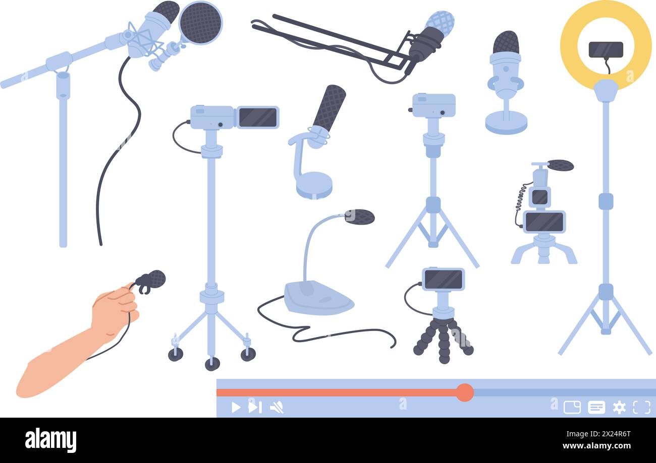 Broadcast radio micro radio set hi-res stock photography and images - Alamy