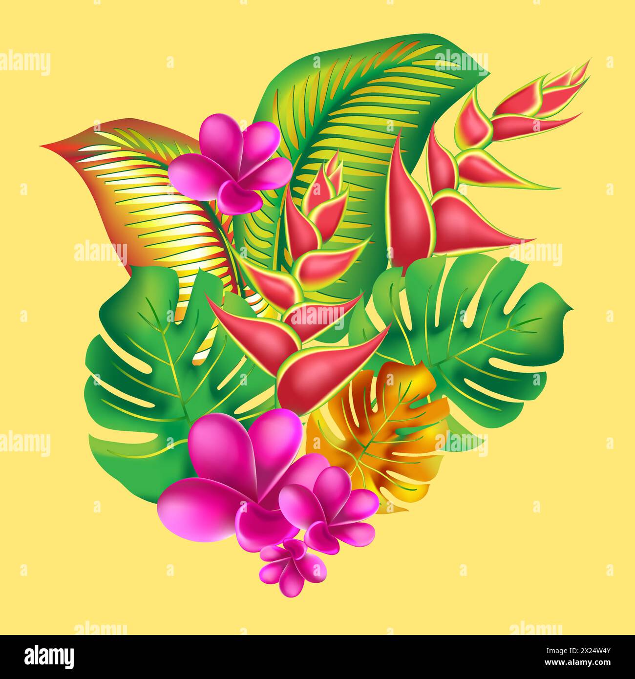 Dracena palm Stock Vector Images - Alamy