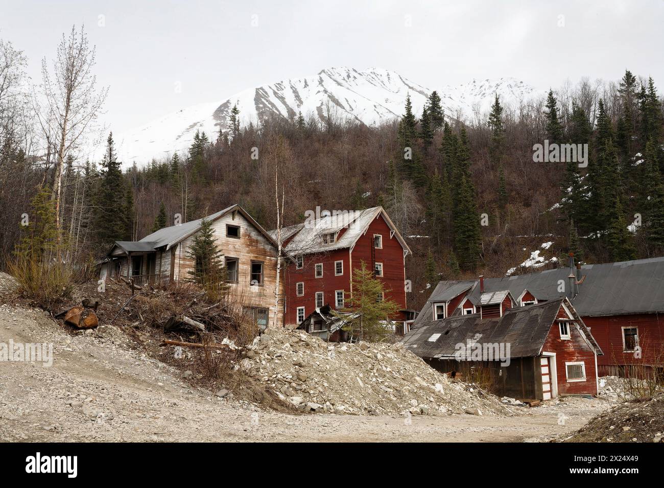 Alaska, Kennecott Mines Stock Photo - Alamy