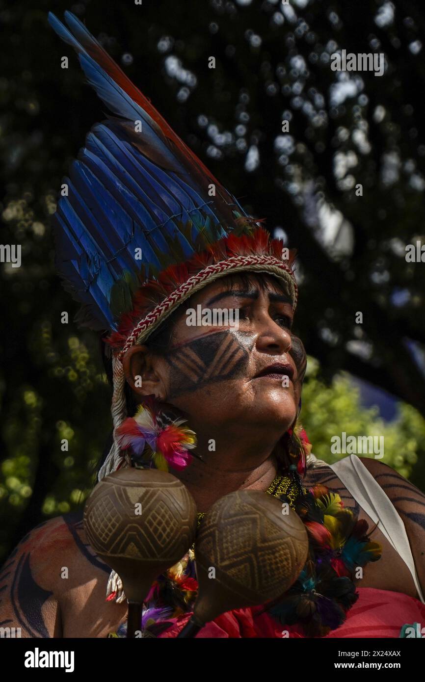 AM - MANAUS - 04/19/2024 - MANAUS, AMAZONAS, INDIGENOUS PEOPLE DAY ...
