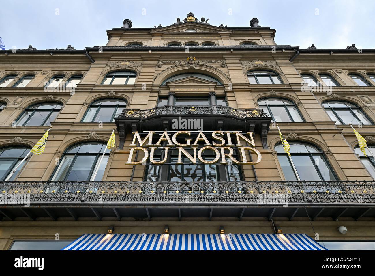 Copenhagen, Denmark - Jul 15, 2023: Facade of Magasin du Nord, Danish ...