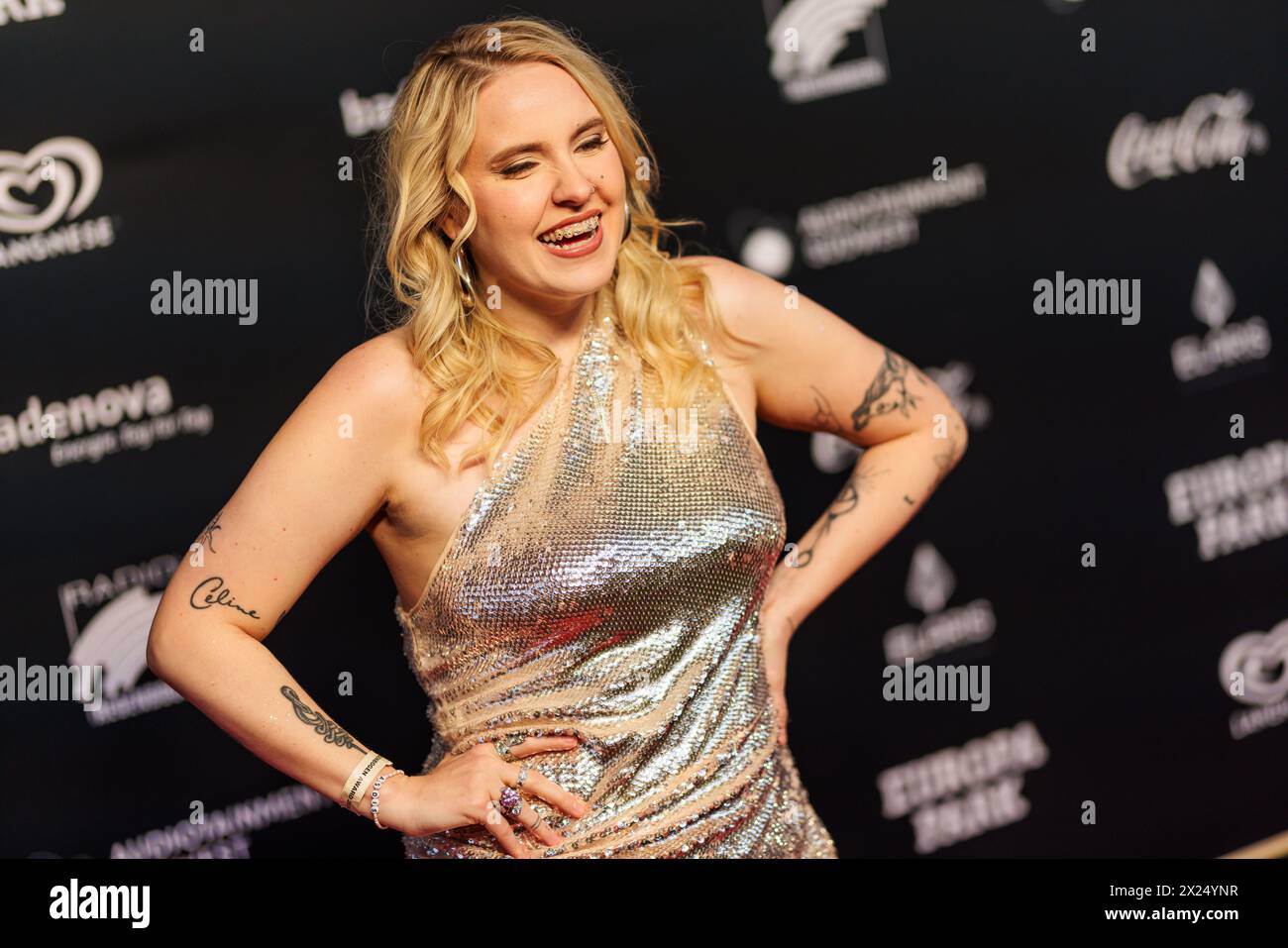 Rust, Germany. 19th Apr, 2024. Singer Asdis attends the Radio ...