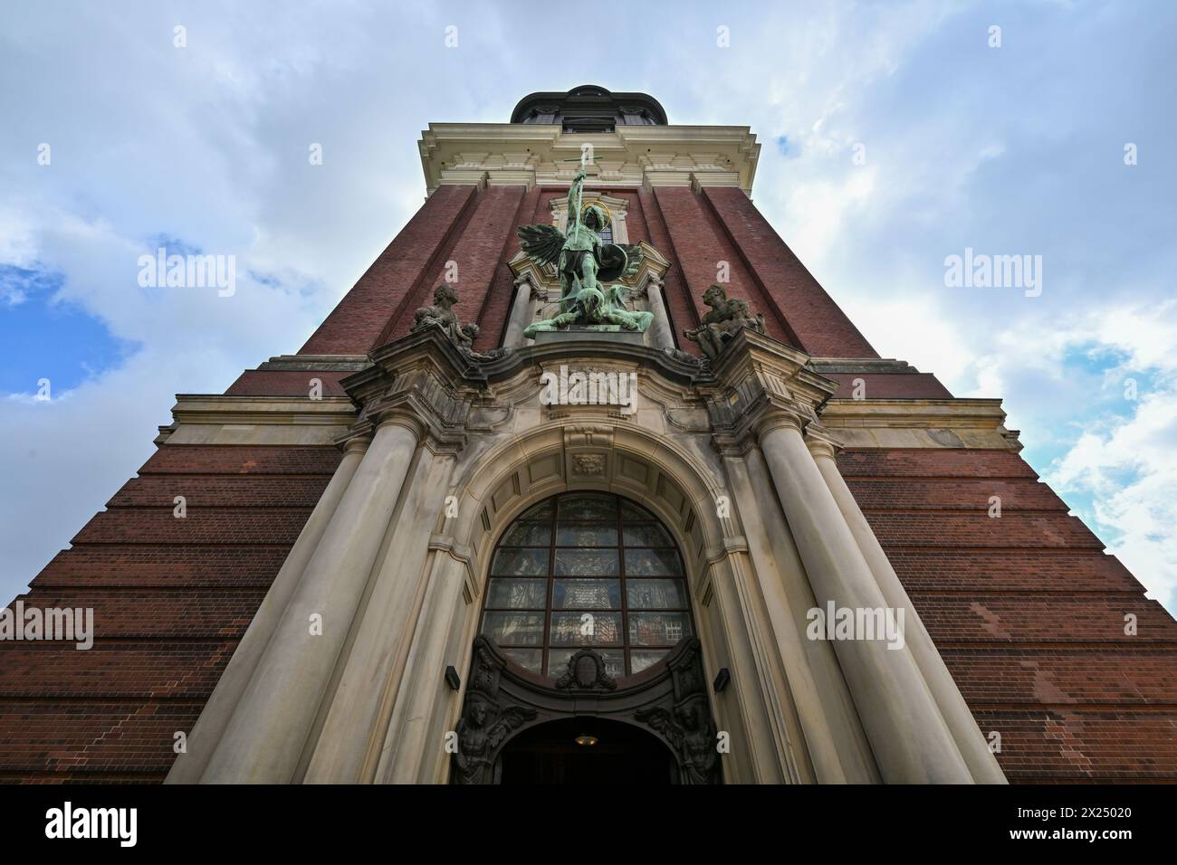 St. Michael Church is the most famous lutheran church in the Hamburg ...