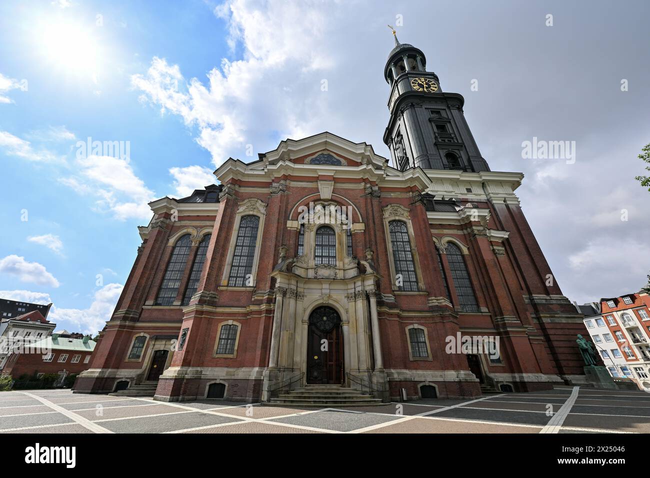 St. Michael Church is the most famous lutheran church in the Hamburg ...