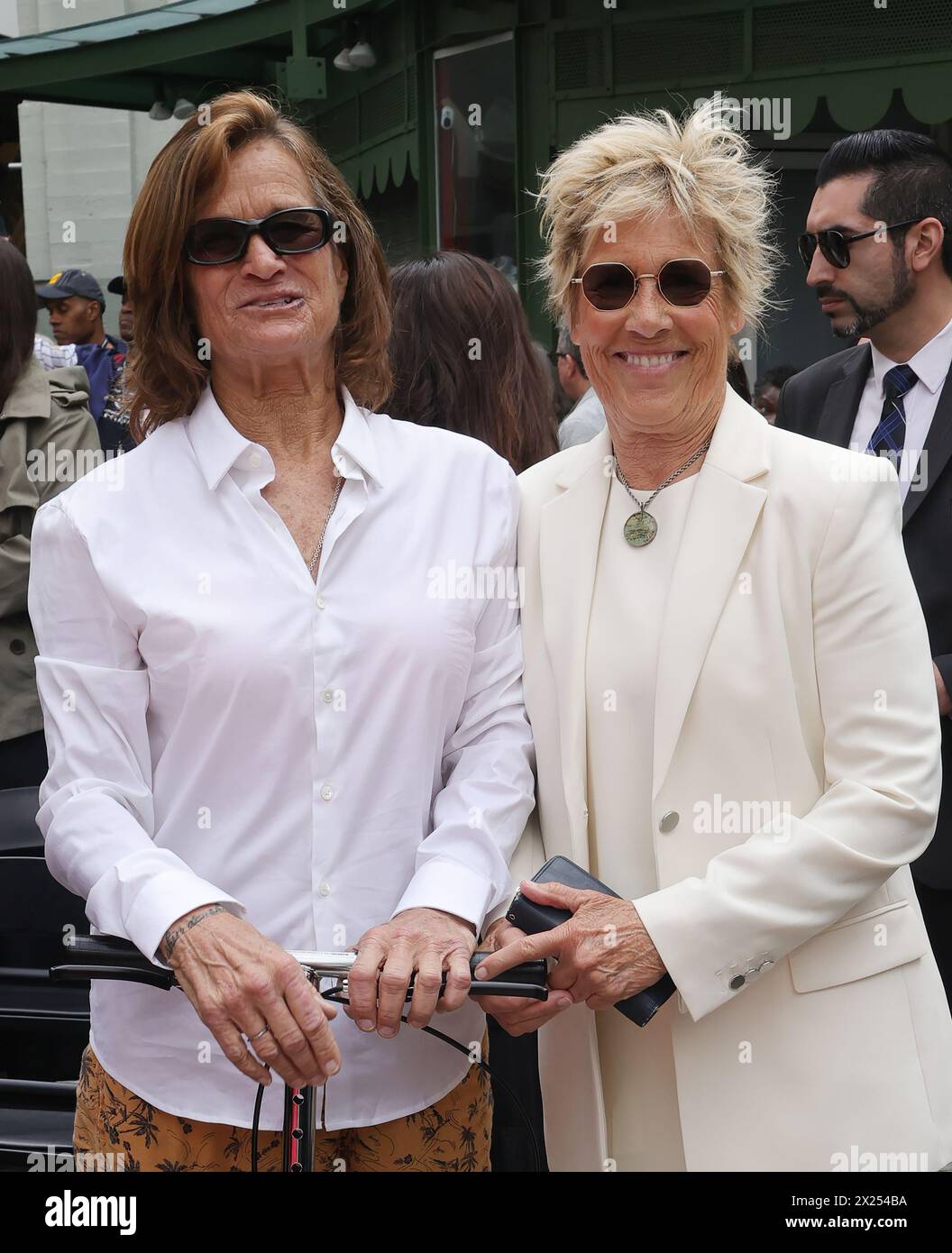 HOLLYWOOD, CA - APRIL 19: Bonnie Stoll, Diana Nyad at TCM Hosts ...
