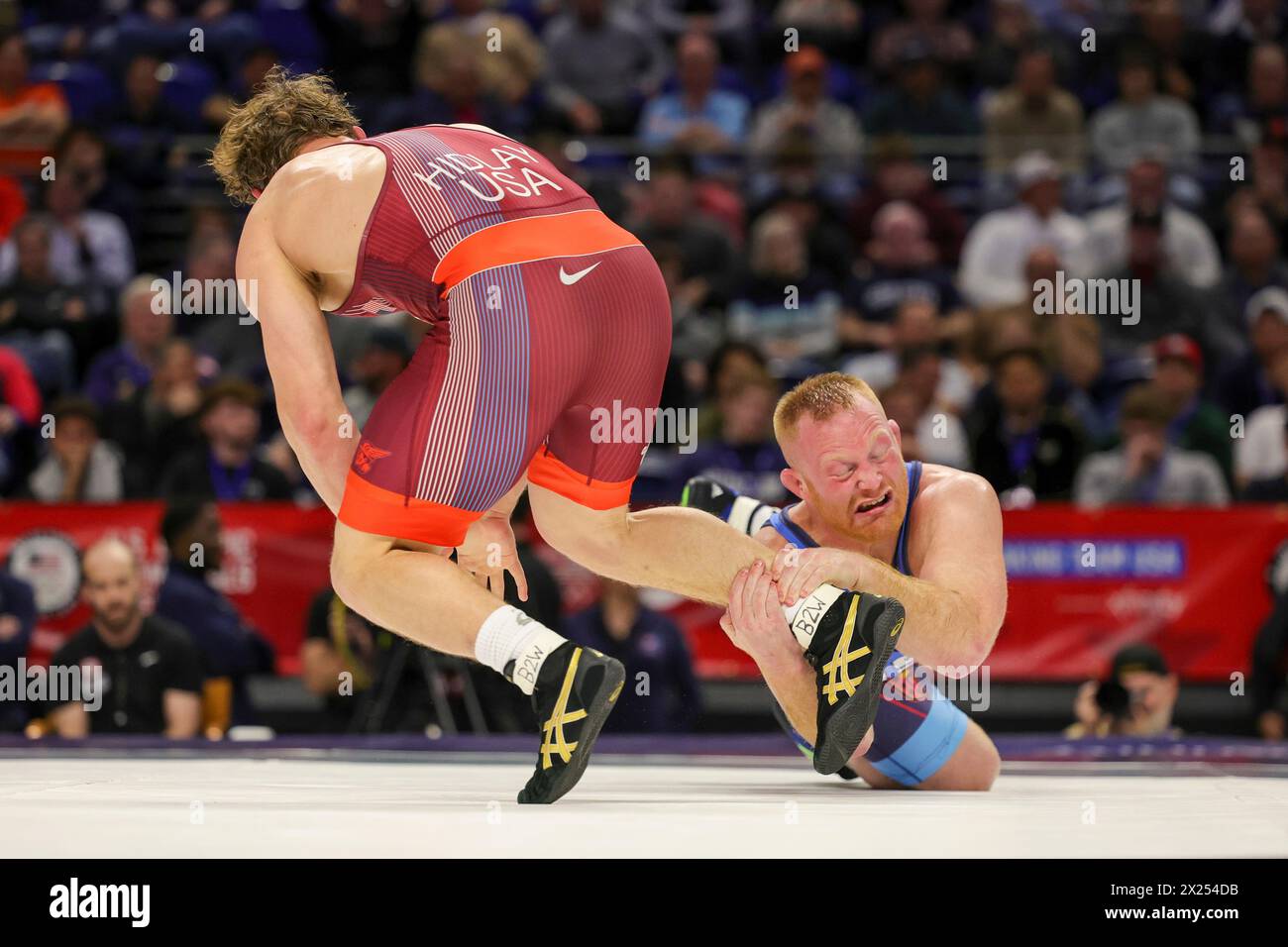 State College, Pennsylvania, USA. 19th Apr, 2024. CHANCE MARSTELLER ...