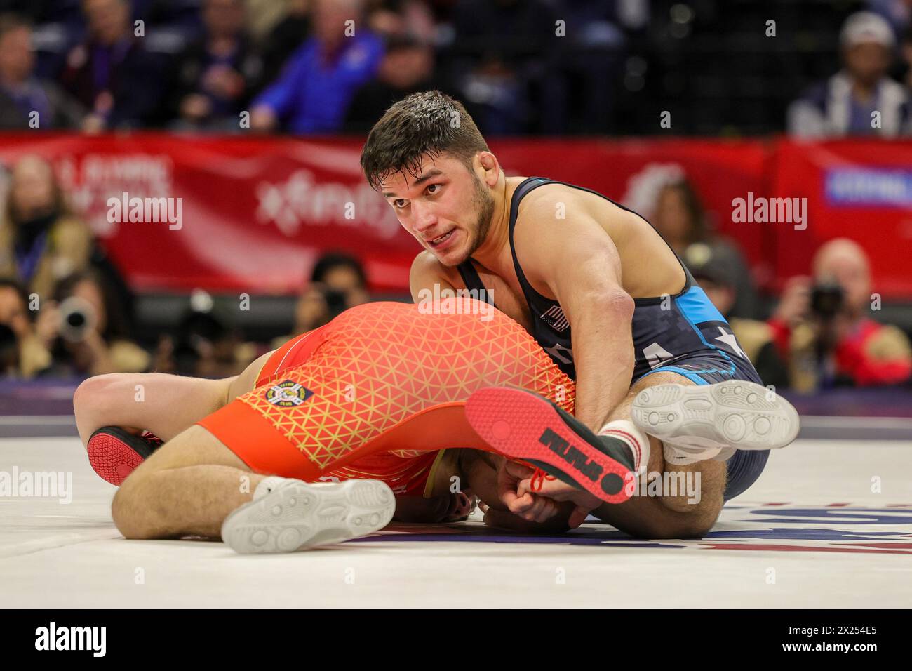 State College, Pennsylvania, USA. 19th Apr, 2024. YIANNI DIAKOMIHALIS ...