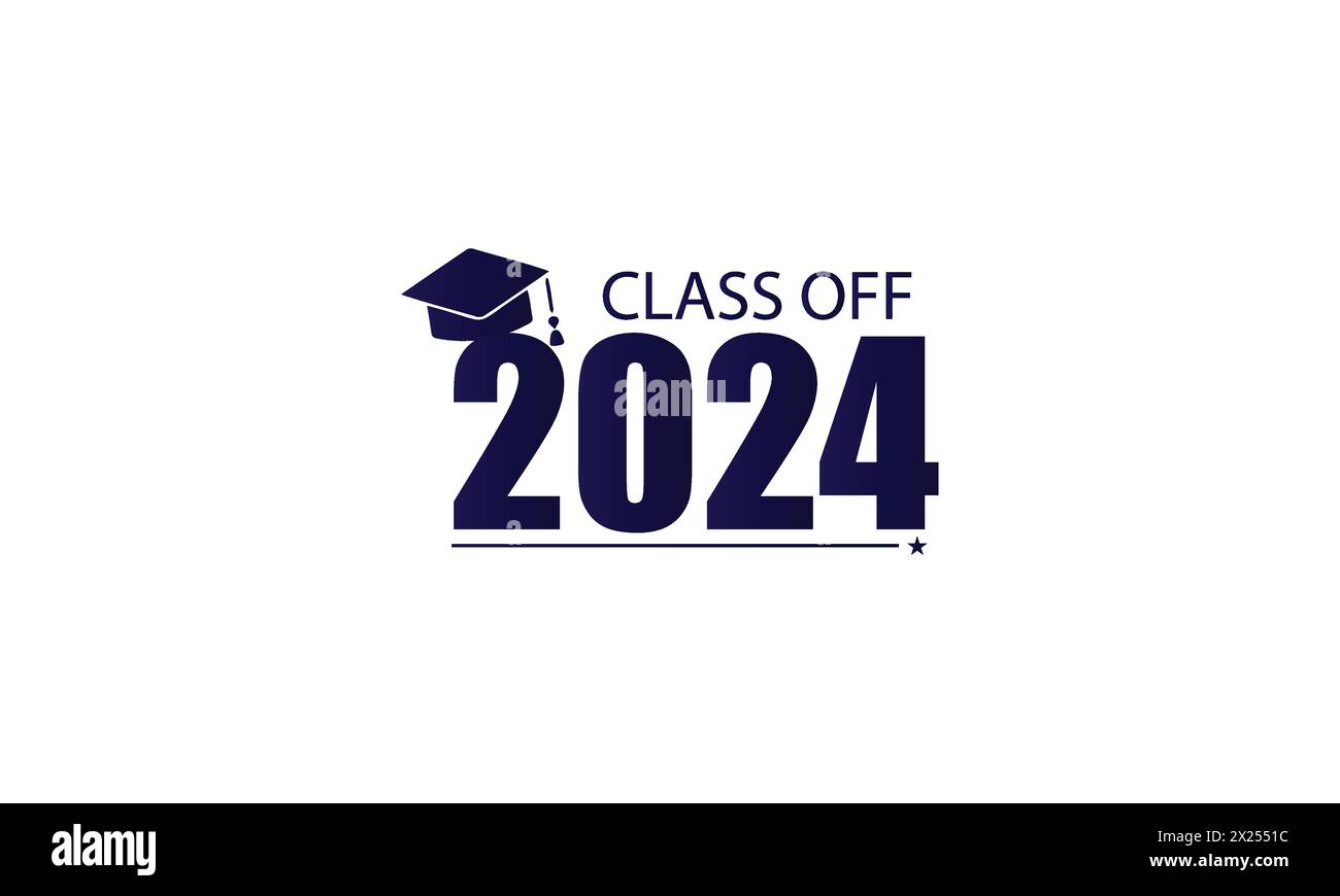 Unique Designs for Celebrating the Class of 2024 Stock Vector Image ...