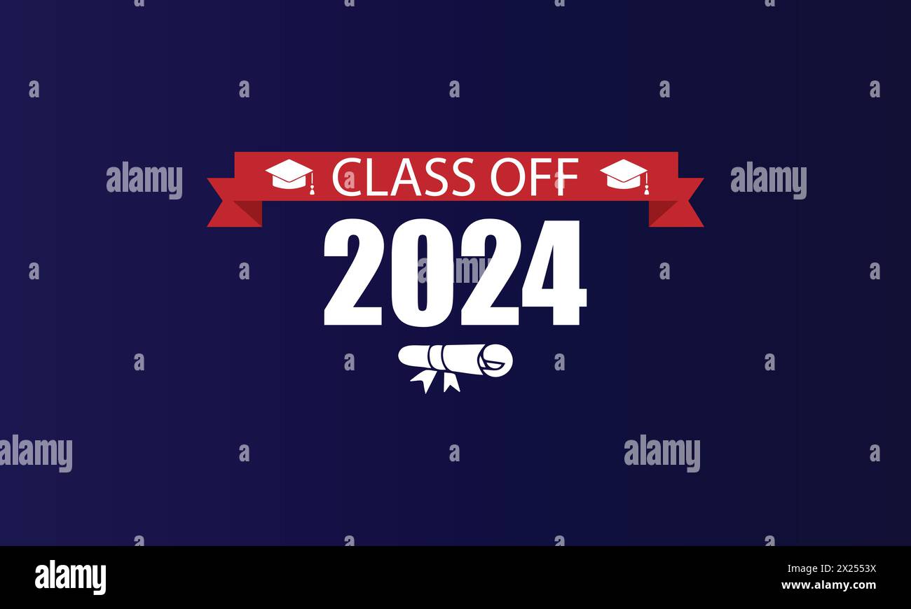 Unique Designs for Celebrating the Class of 2024 Stock Vector Image ...