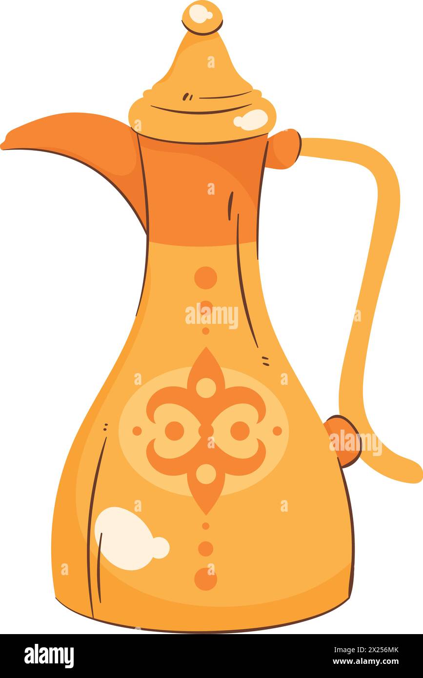 Arabic style teapot Stock Vector Images - Alamy
