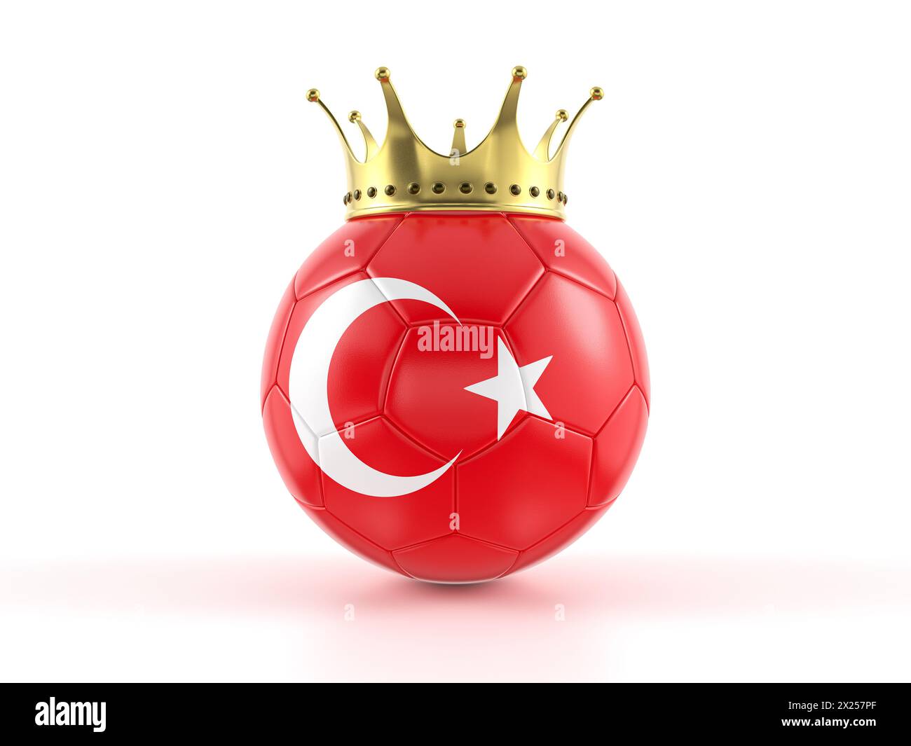 Turkey soccer football ball flag hi-res stock photography and images ...